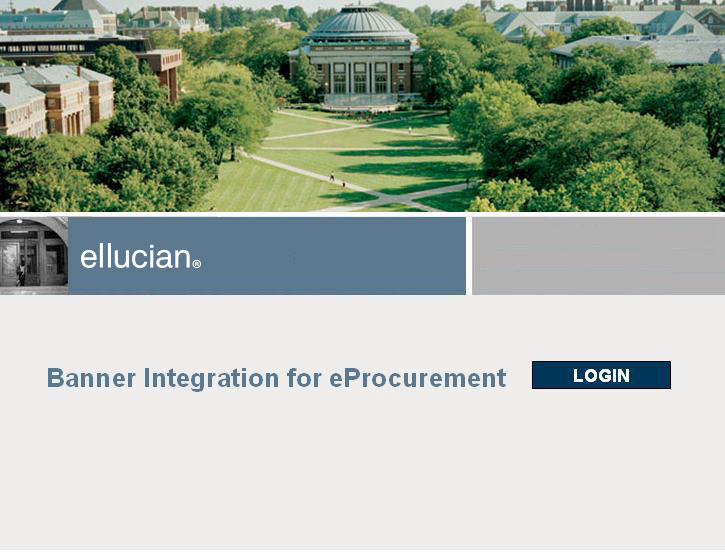 Banner Integration for E-Procurement